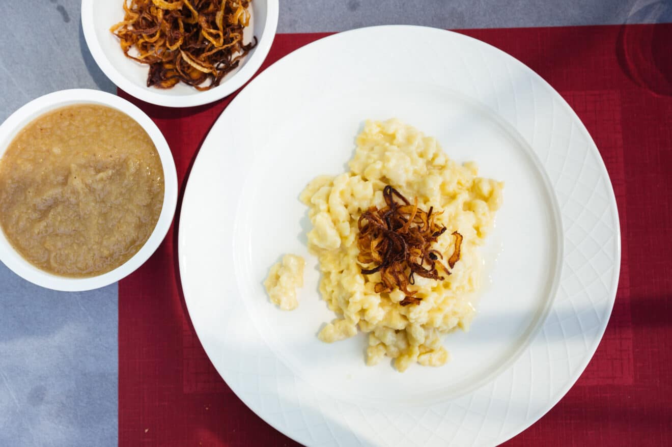 VADUZ: The traditional Käsknöpfle dish - Travelsport24